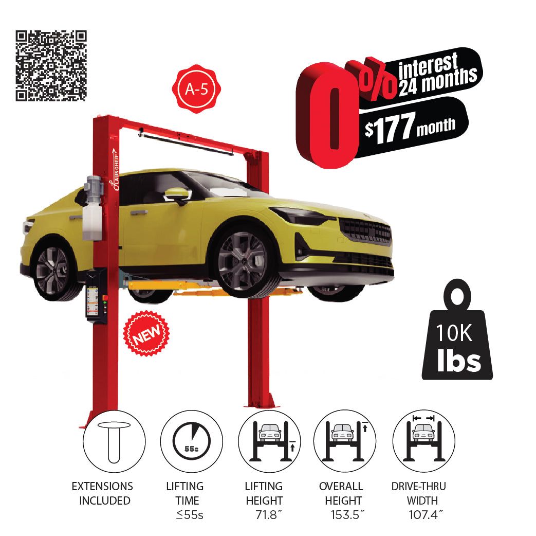 LAUNCHER A5 LCH- TP010C 10K TWO POST LIFT (Q1 2026) – Canada Auto Solutions